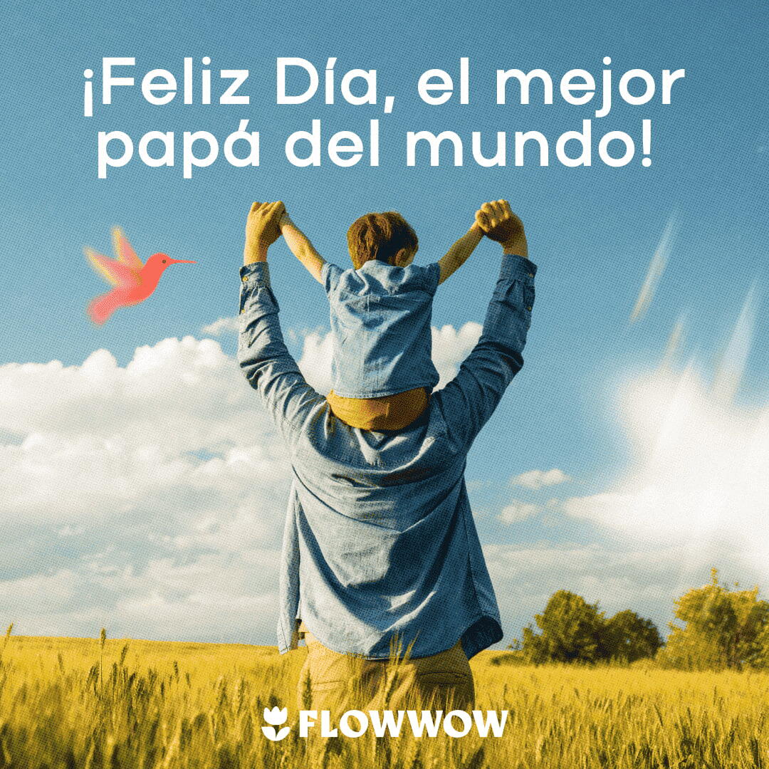 Tarjeta del Día del Padre gratis | Flowwow