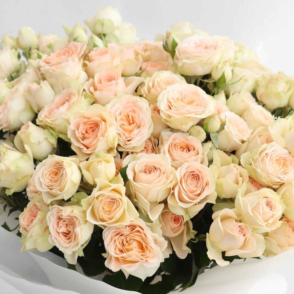 Peach spray roses, Flowers Limassol, Limassol District, Cyprus, buy at ...