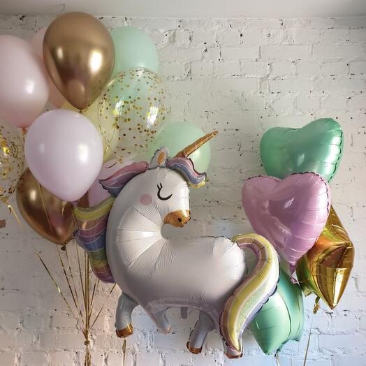Balloons in Moscow Delivered Personalised birthday helium balloons Flowwow