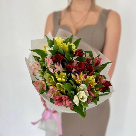 Букет альстромерий (mono 050), Цветы и подарки в Санкт-Петербурге ...